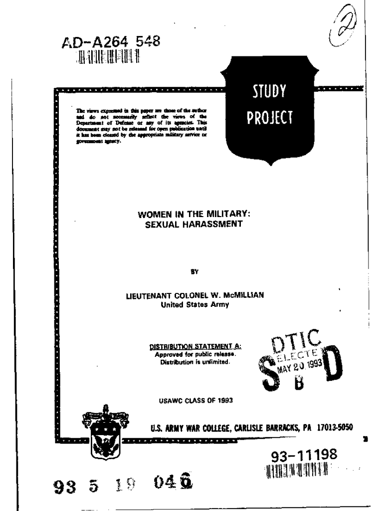 Fillable Online AD-A264 54.8 - Iii ii 1 l111 - 11111 Fax Email Print ...