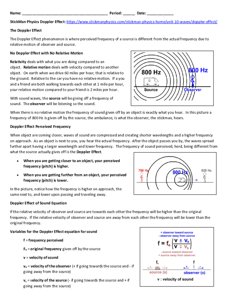 Fillable Online 17.7 The Doppler EffectUniversity Physics Volume 1 Fax Email Print - pdfFiller