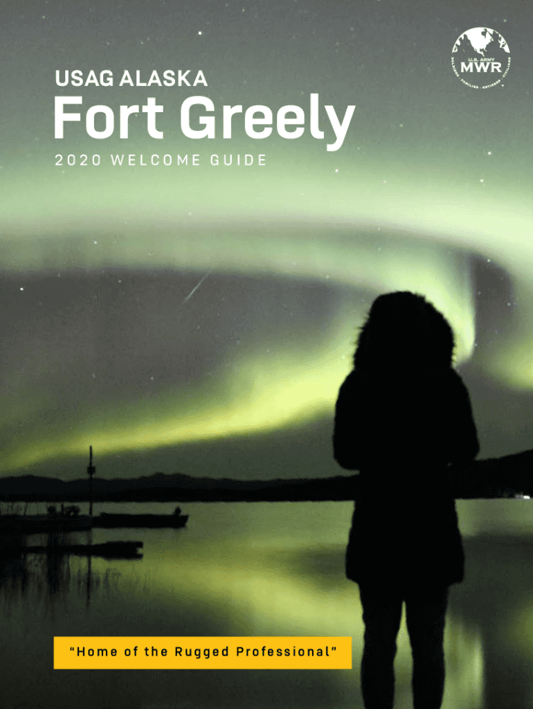 Fillable Online USAG Alaska Fort Greely Welcome Guide - U.S. Army ...