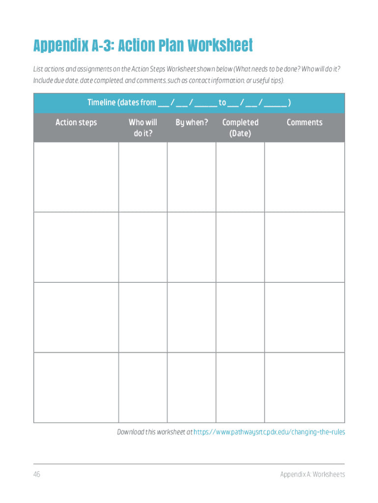 Fillable Online Appendix A-3. Pathways RTC/ Social Work Fax Email Print - pdfFiller
