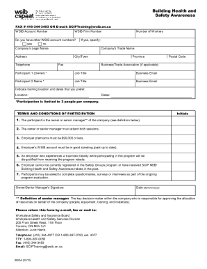 Fillable Online Worker Health and Safety Awareness in 4 Steps Fax Email ...