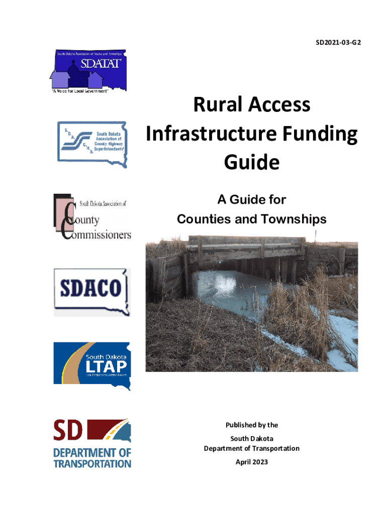 Fillable Online Rural Access Infrastructure Funding Guide - dot.sd.gov ...
