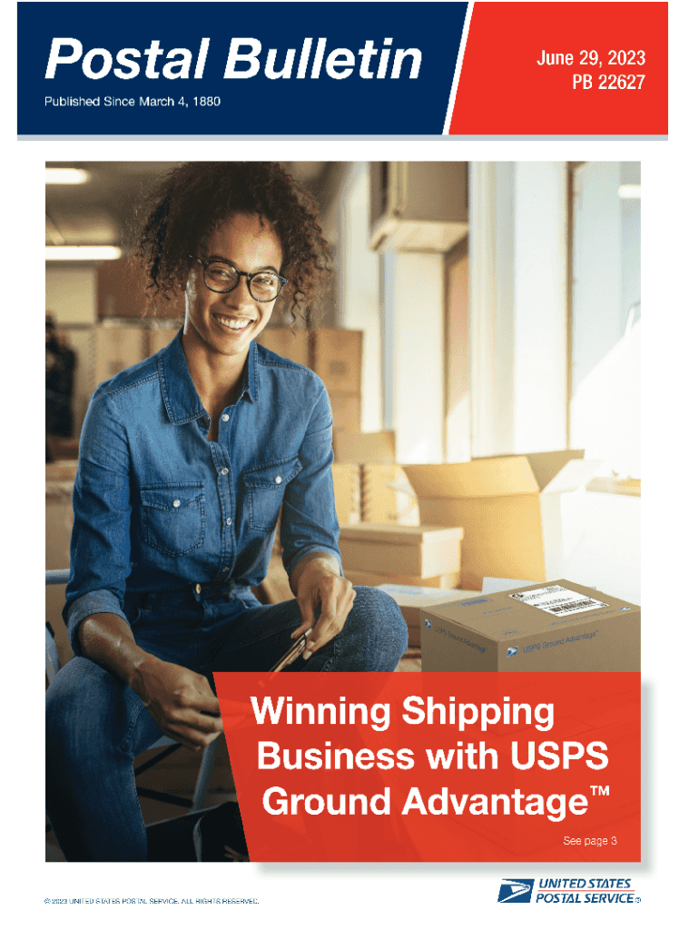 Fillable Online USPS Ground Advantage: Product and Pricing Simplicity ...