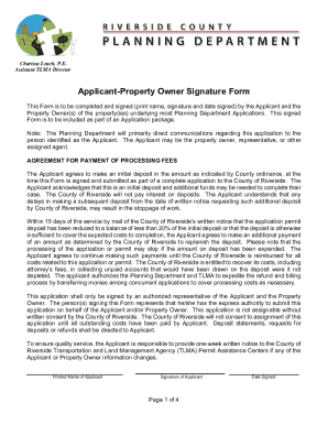 Fillable Online Riverside County Planning Department Fax Email Print ...