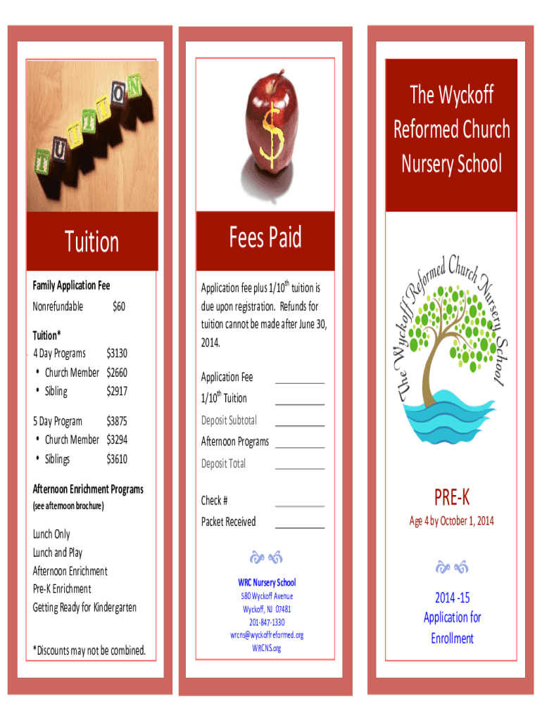 Fillable Online Tuition Fees Paid Fax Email Print - pdfFiller