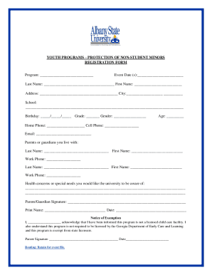 Fillable Online YPRS Tutorial: Registration form previews Fax Email ...