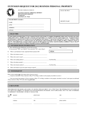 Fillable Online EXTENSION REQUEST FORM FOR 2023 BUSINESS ... Fax Email ...