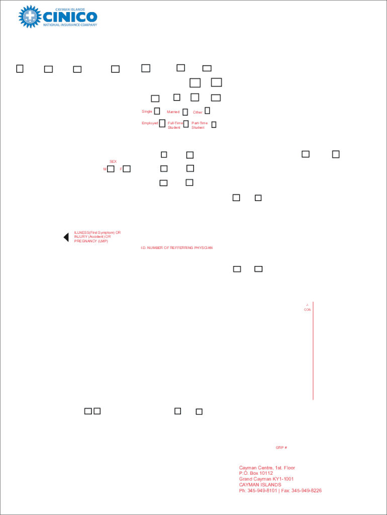 Fillable Online 1500 Medical Claim Form Fax Email Print - pdfFiller