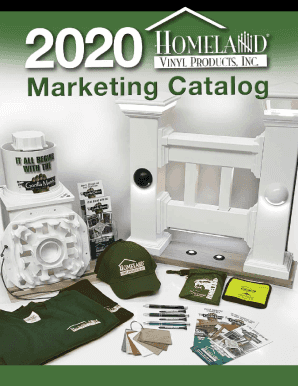 Fillable Online homeland vinyl marketing catalog h Fax Email Print ...