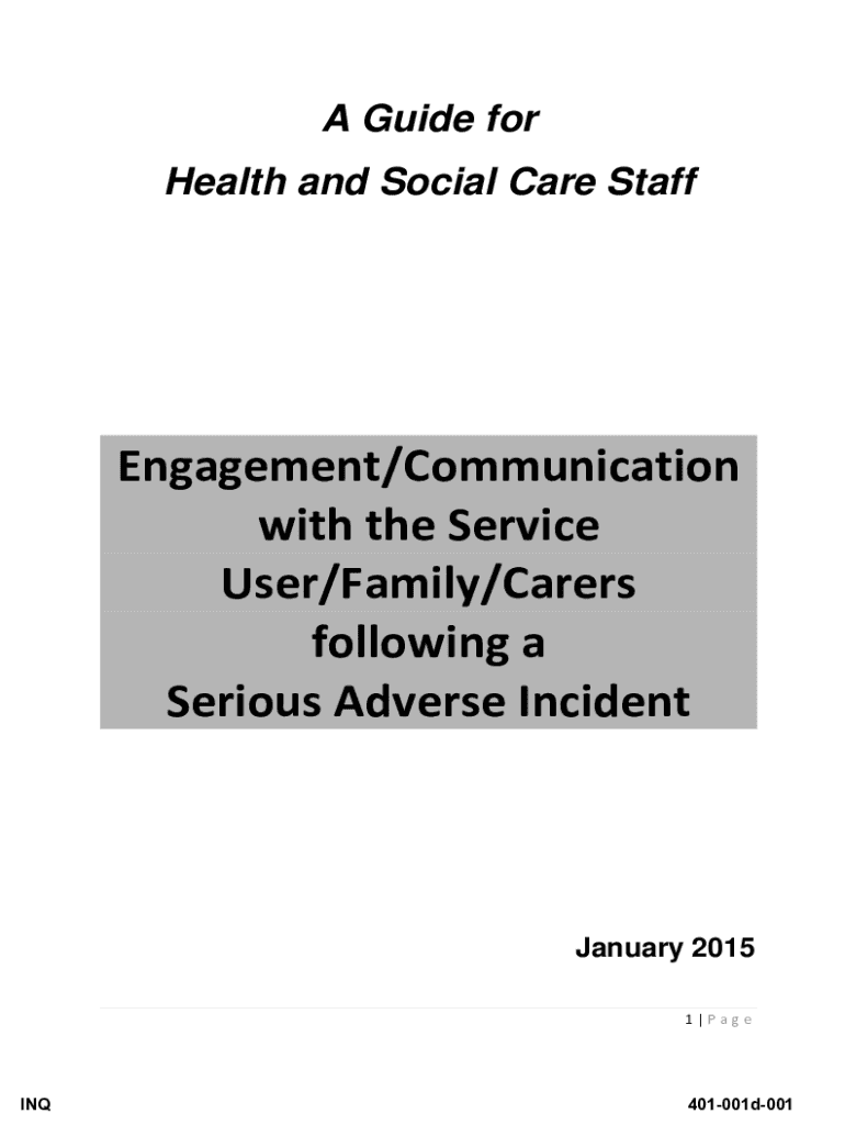 Fillable Online Service user and carer involvement in mental health ...