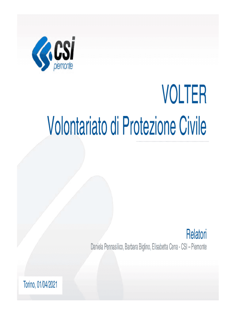 Compilabile Online VOLTER Volontariato di Protezione Civile Fax Email Stampa - pdfFiller