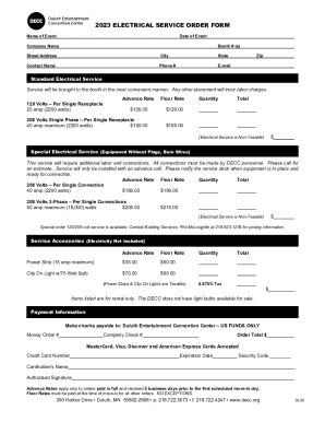 Fillable Online Hilton New York Electrical and Cable Services Request ...