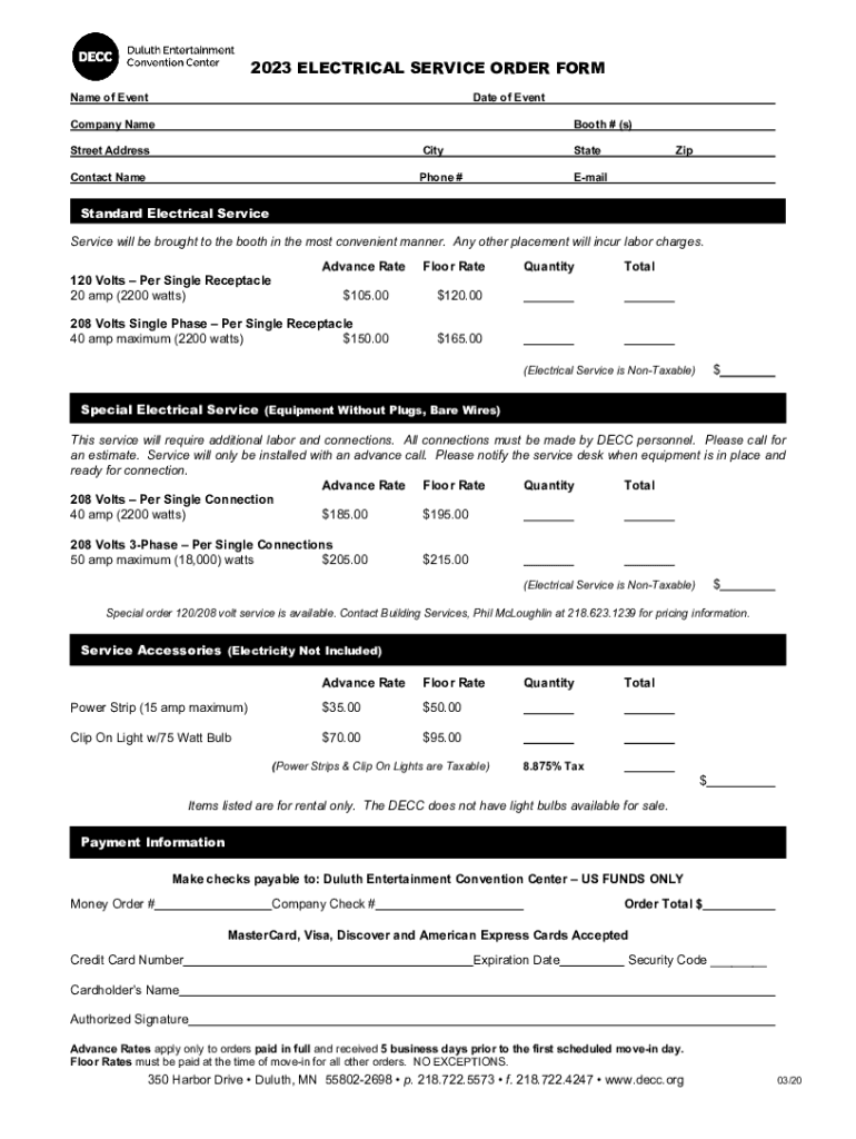 Fillable Online Hilton New York Electrical and Cable Services Request ...