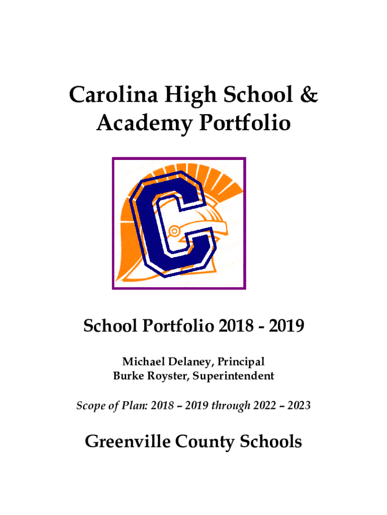 Fillable Online Carolina Academy High School in Greenville, SC Fax ...