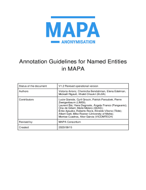 Fillable Online Annotation Guidelines for Named Entities in MAPA Fax ...