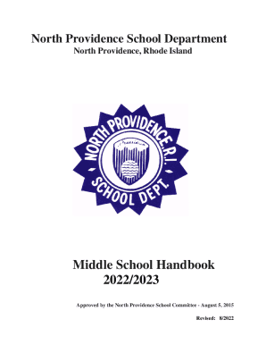 Fillable Online North Providence Middle School Fax Email Print - pdfFiller