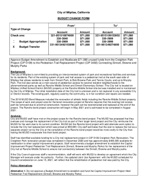 Fillable Online Budget Appropriation Fax Email Print - pdfFiller