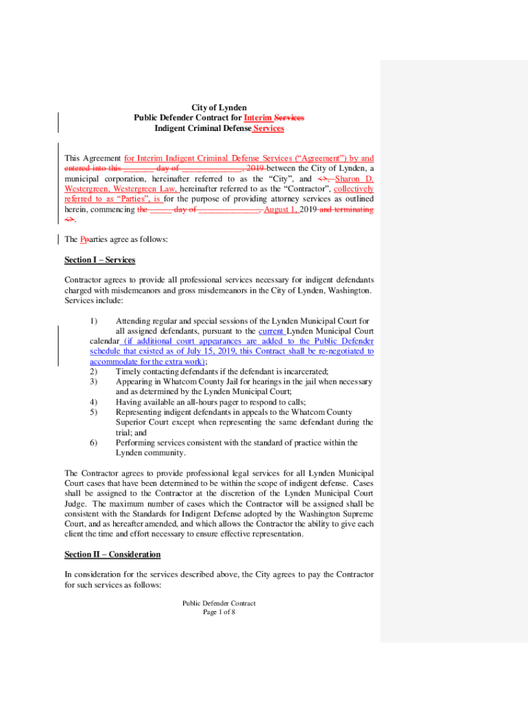 Fillable Online City of Lynden Public Defender Contract for Services ...