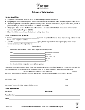 Fillable Online Breast and Cervical Cancer Control Navigation Program ...