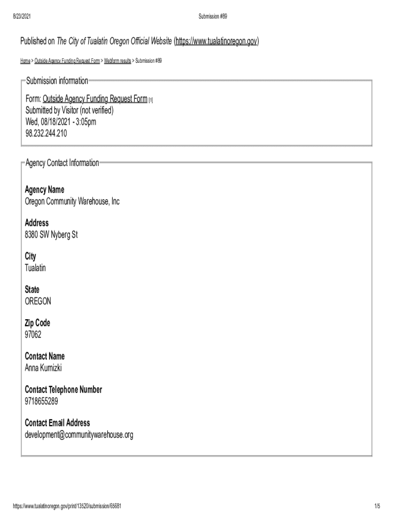Fillable Online Submission #89 Fax Email Print - pdfFiller