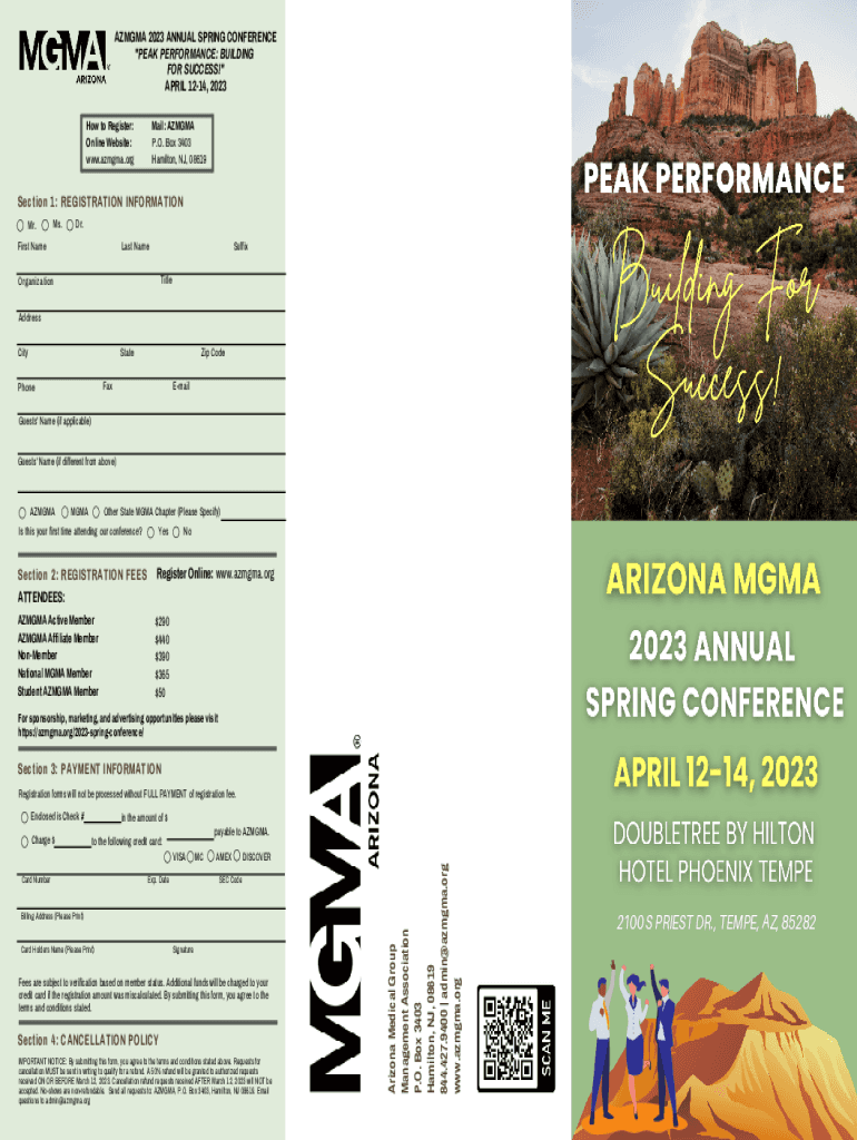 Fillable Online Arizona Medical Group Management Association Fax Email ...