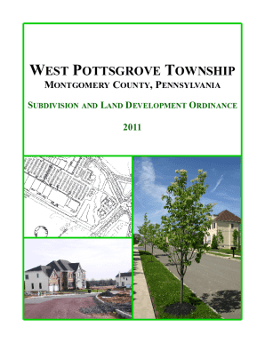 Fillable Online montgomery county, pennsylvania - subdivision and land ...