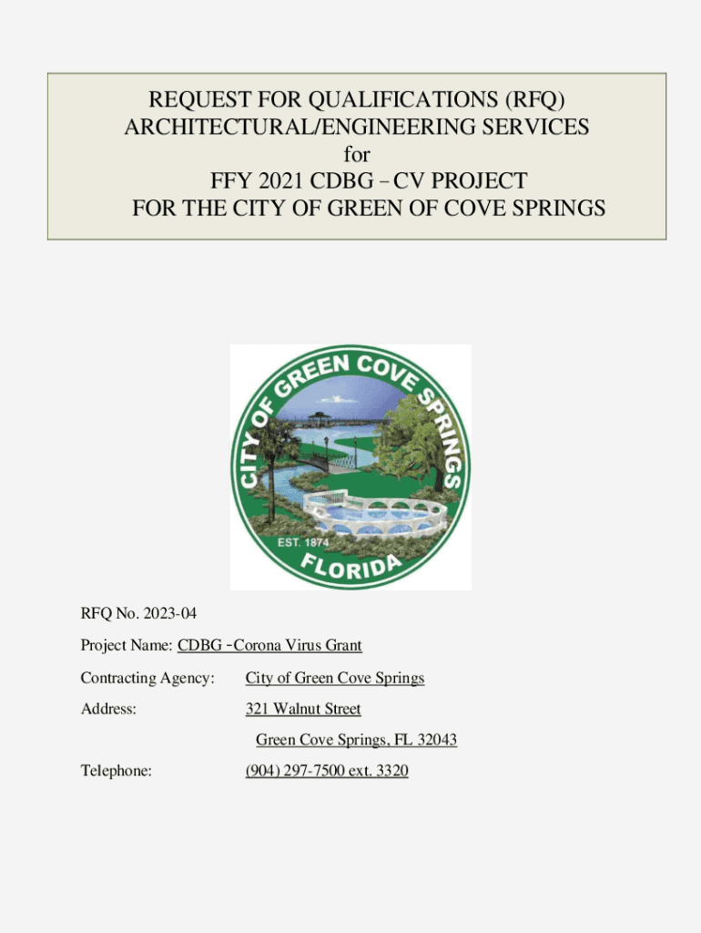 Fillable Online CDBG-CV Application Guidelines ... Fax Email Print - pdfFiller