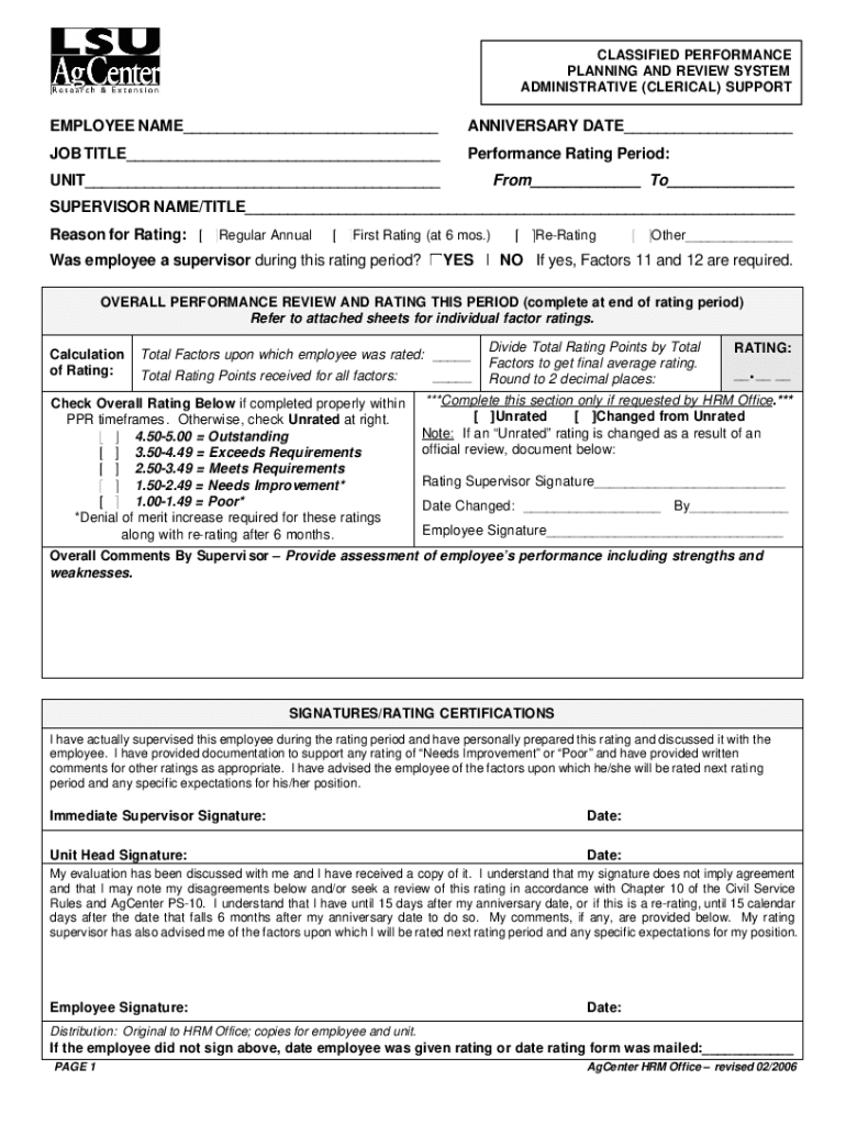 Fillable Online UCPEA Performance Evaluation Manual - Human Resources ...