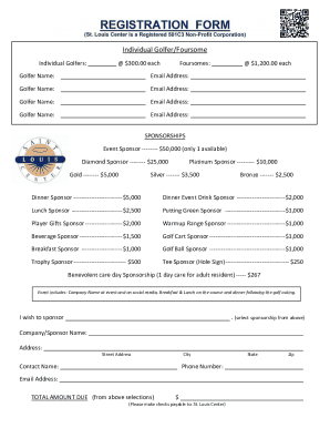 Fillable Online Register To Play Fax Email Print - pdfFiller