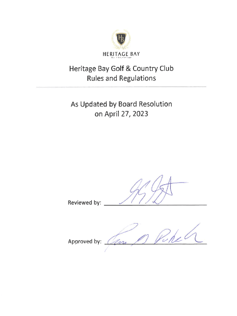 Fillable Online Heritage Bay Golf And Country Clubnaples Fl Fax Email