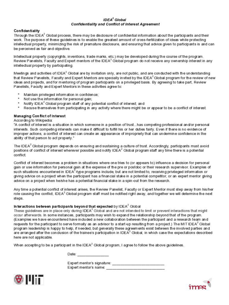 Fillable Online NSF Form 1230P, Conflicts-of-Interests and ...