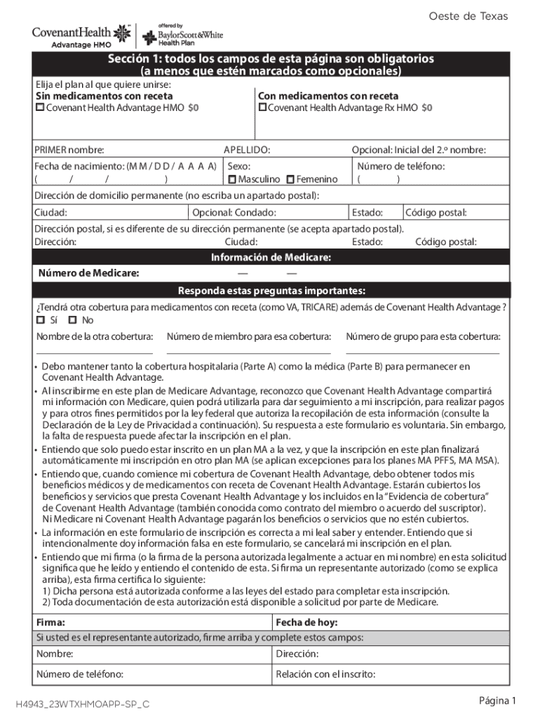 Completable En línea Formulario De Solicitud Para La Inscripcin en ...