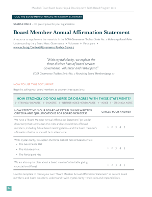 Fillable Online Faith-Based Board Leadership Fact Sheet Fax Email Print ...