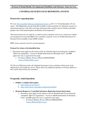 Fillable Online Controlled Substances Reporting System Process for ...