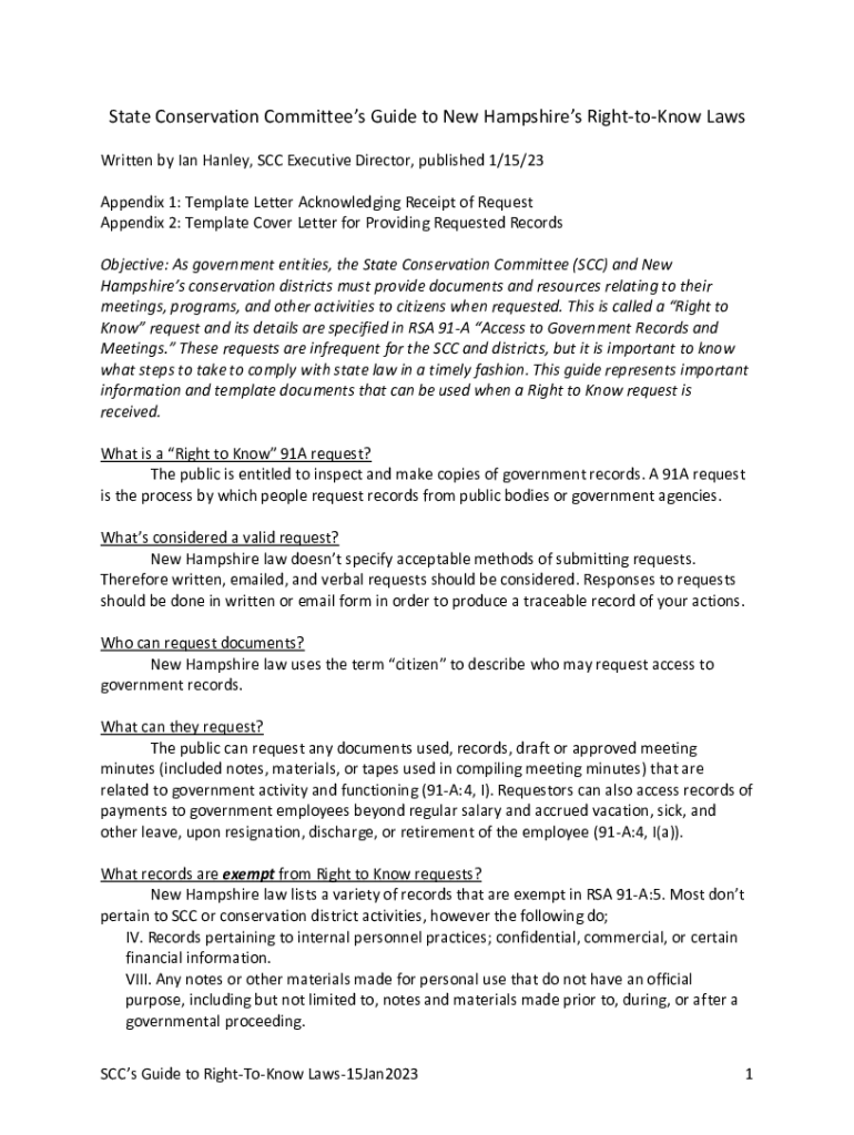 Fillable Online State Conservation Committee's Guide to New ... Fax ...
