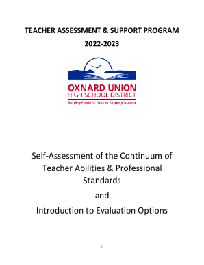 Fillable Online Teachers Assessment Form Template Fax Email Print ...