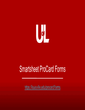 Fillable Online Smartsheet ProCard Forms Fax Email Print - pdfFiller