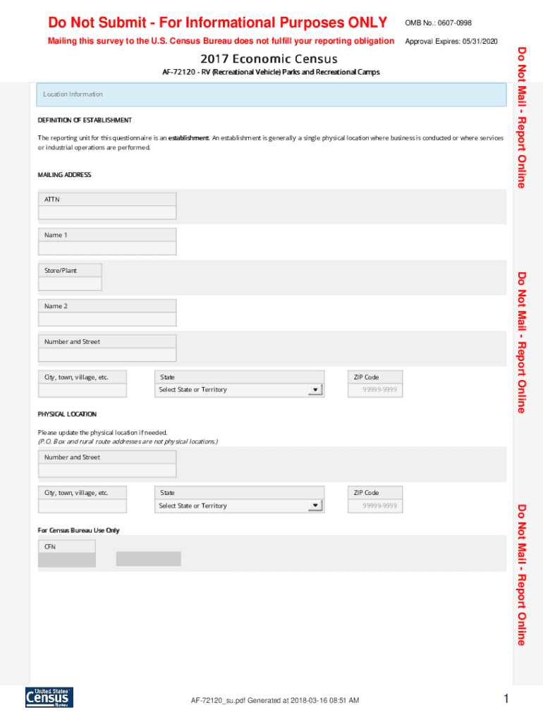 Fillable Online bhs econ census AF-72120 - Business Help Site - Census Bureau Fax Email Print ...