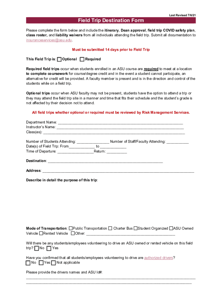 Fillable Online Last Revised 7/6/21 Fax Email Print - pdfFiller