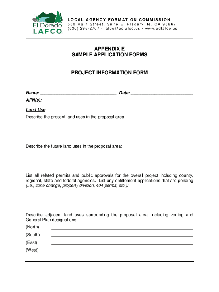 Fillable Online Appendix D: Sample Landowner Application Form Fax Email Print - pdfFiller