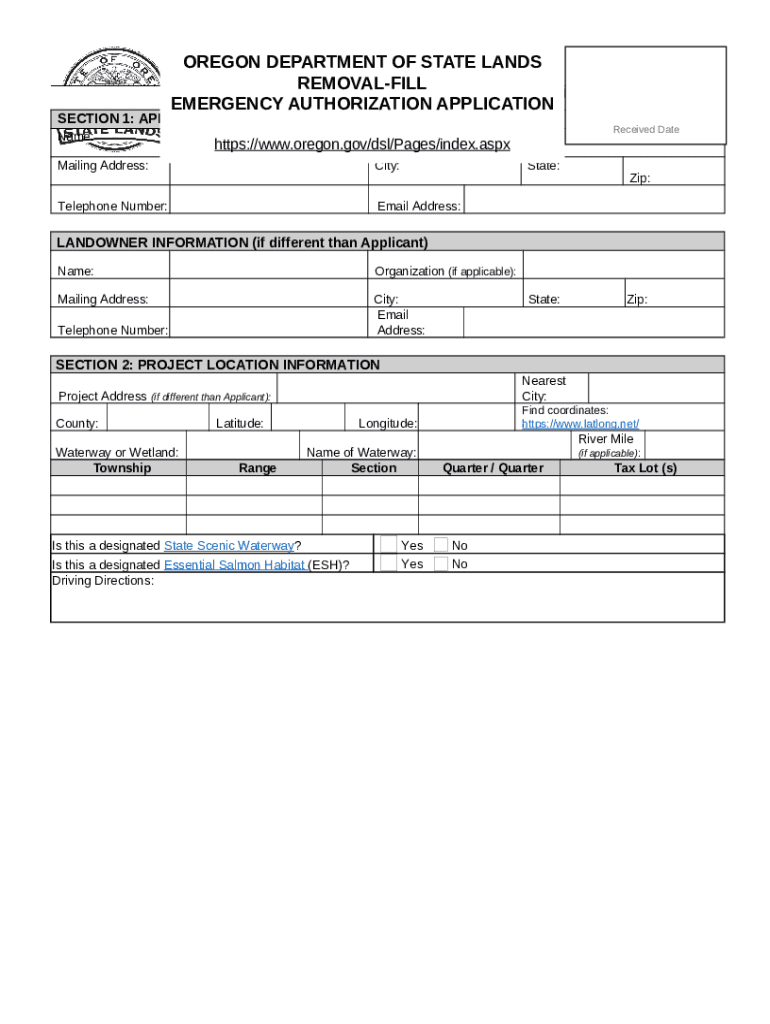 DSL REMOVAL-FILL EMERGENCY APPLICATION Doc Template | pdfFiller DSL REMOVAL-FILL EMERGENCY APPLICATION Doc Template | pdfFiller