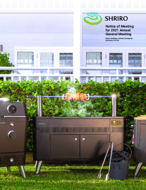 Fillable Online Shriro Holdings Limited Fax Email Print - pdfFiller