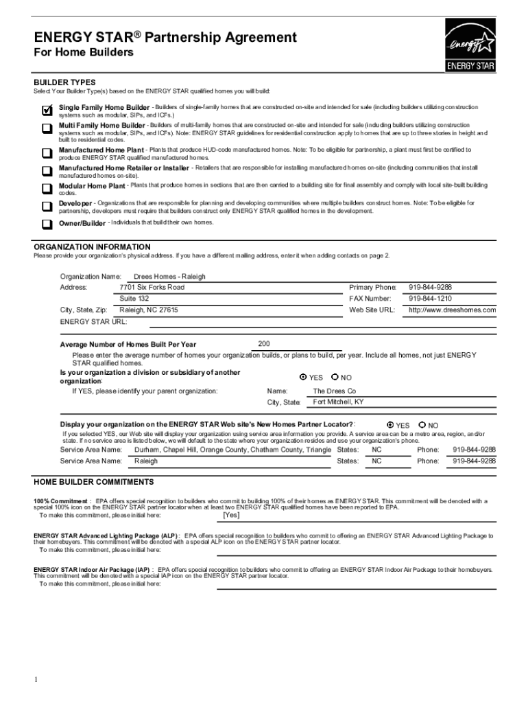 Fillable Online Home Builder Agreement BLANK V11 Fax Email Print - pdfFiller