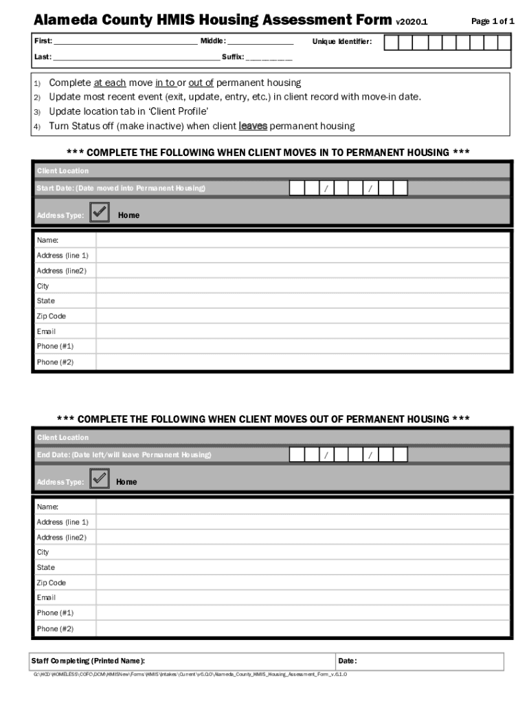 Fillable Online Hmis Intake FormFill Out and Use This PDF Fax Email Print - pdfFiller