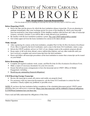 Fillable Online Study Abroad Course Authorization Form Fax Email Print ...