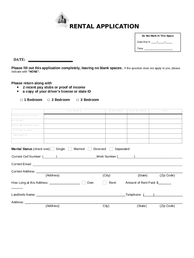 6 Questions You Must Include In Your Rental Application Doc Template ...