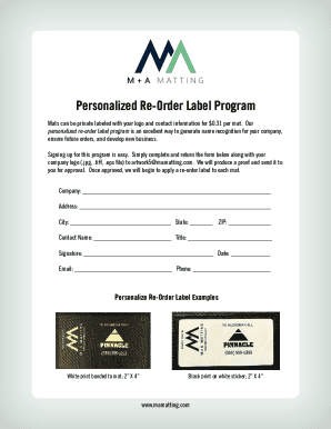 Fillable Online Custom Labeling For Any Product We Source Fax Email Print - pdfFiller