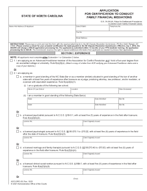 Fillable Online APPLICATION FOR CERTIFICATION TO CONDUCT ... Fax Email Print - pdfFiller