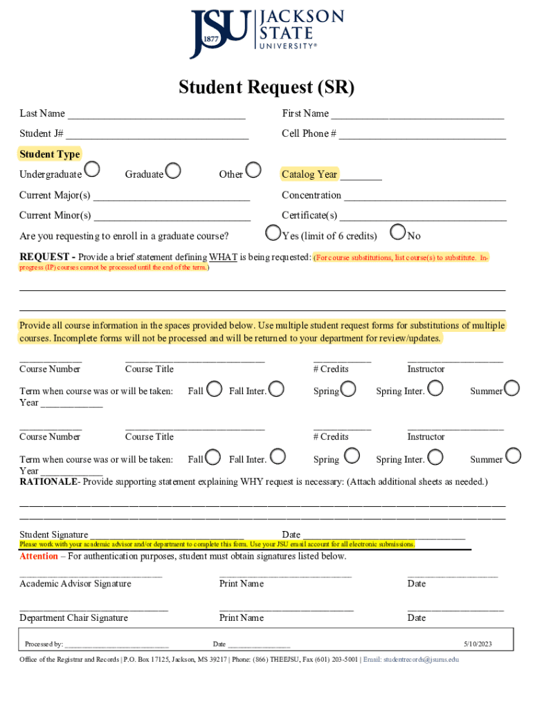 Fillable Online Late Withdrawal Request Form Withdrawal after the 4th ...