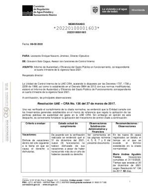 Completable En línea DE: Giovanni Soto Cagua, Asesor con funciones de Control Interno Fax Email ...